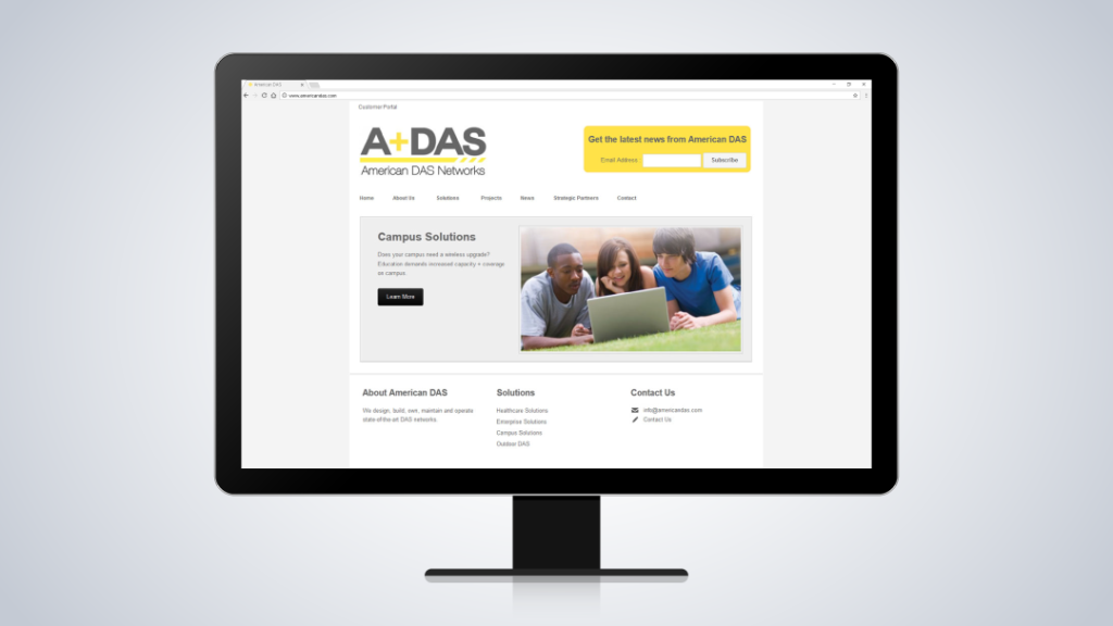 American DAS Website • Underwood Creative℠